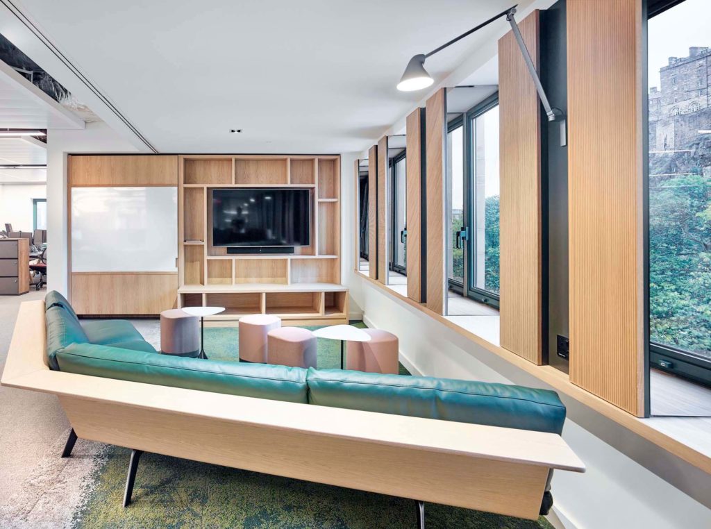 Office Fit Out | Reception Desks | KPMG | Edinburgh | Harvey McLean